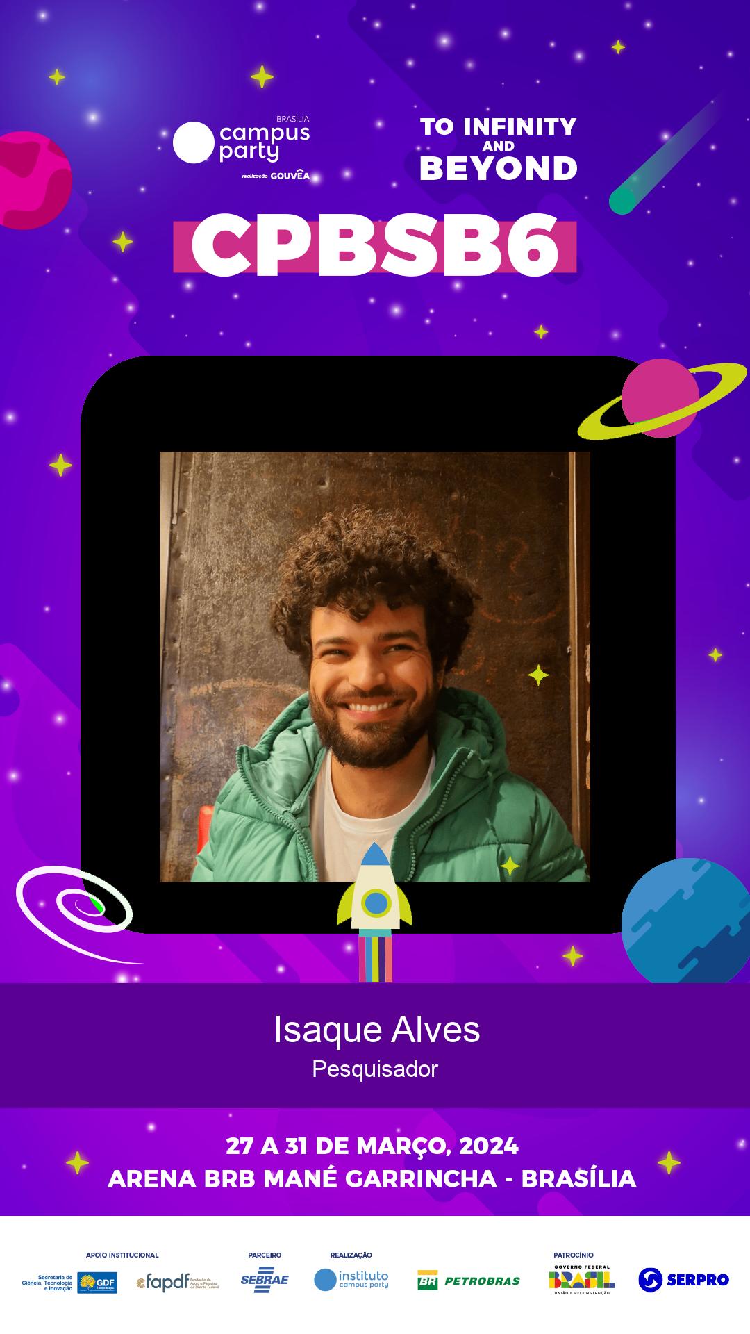 Palestrante - Isaque Alves