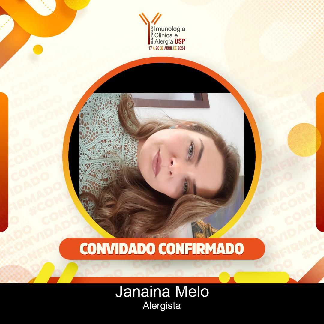 Palestrante - Janaina Melo