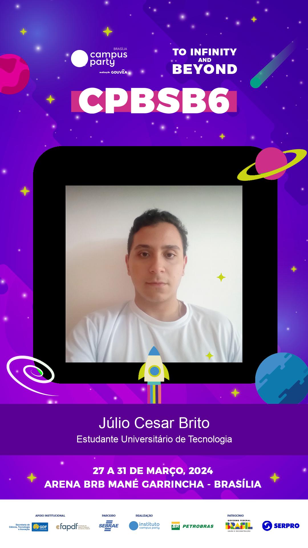 Palestrante - Júlio Cesar Brito