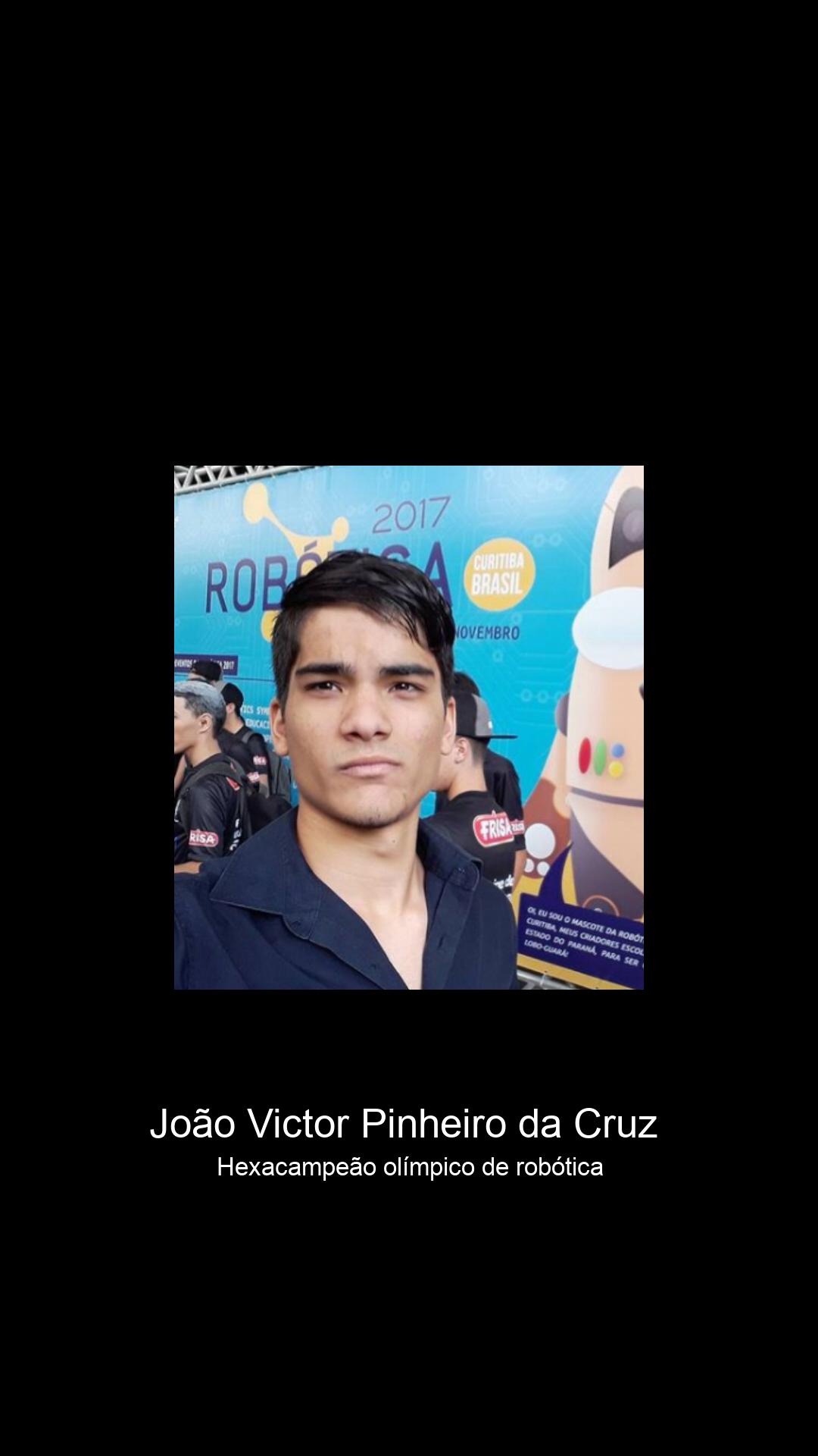 Palestrante - João Victor Pinheiro da Cruz