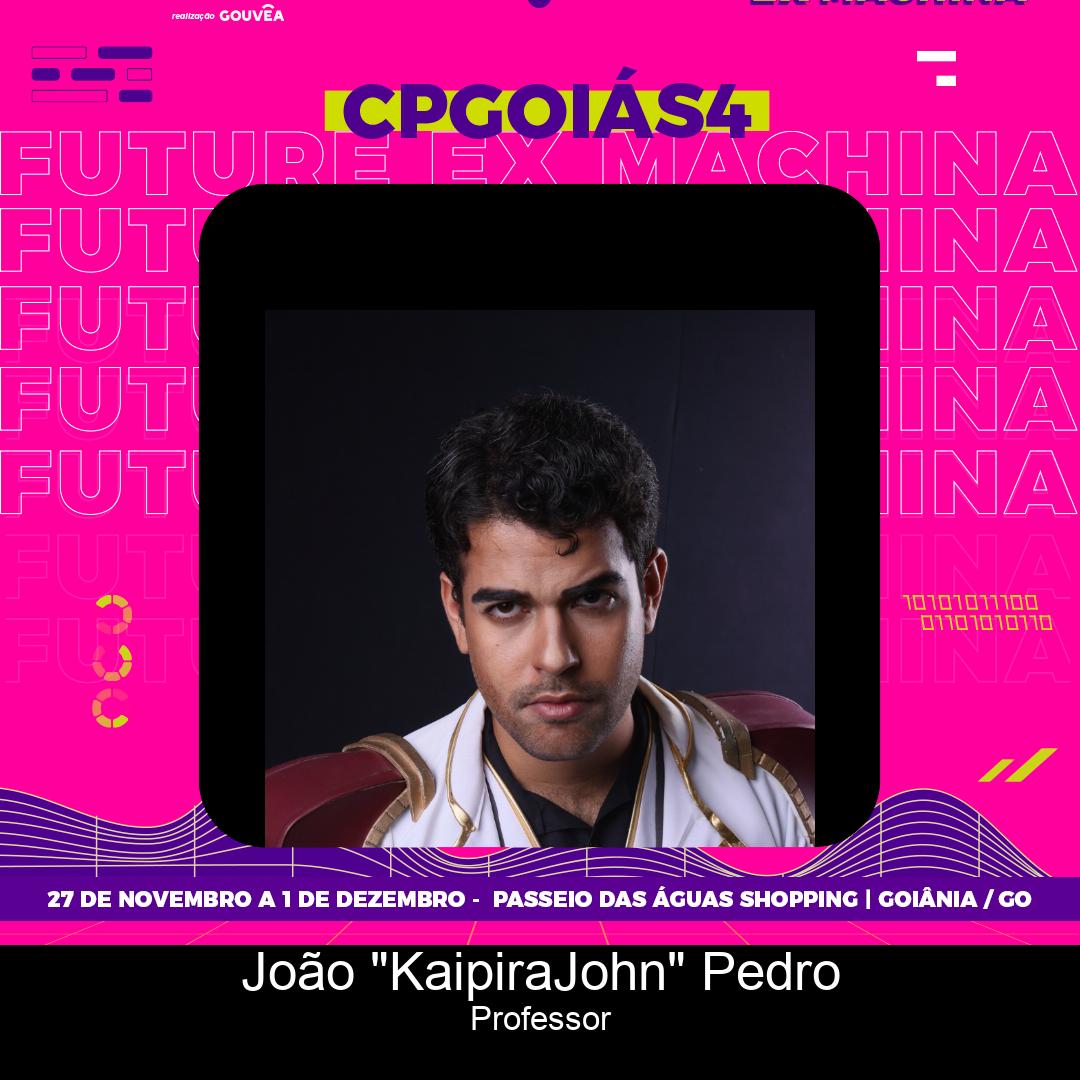 Palestrante - João "KaipiraJohn" Pedro