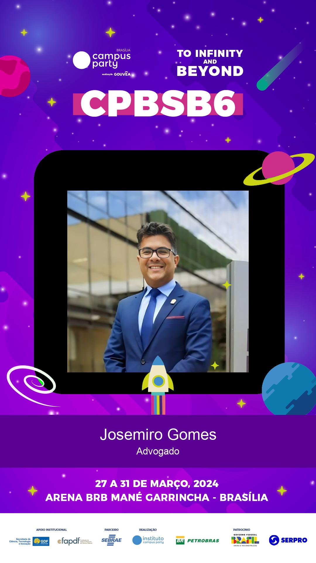 Palestrante - Josemiro Gomes