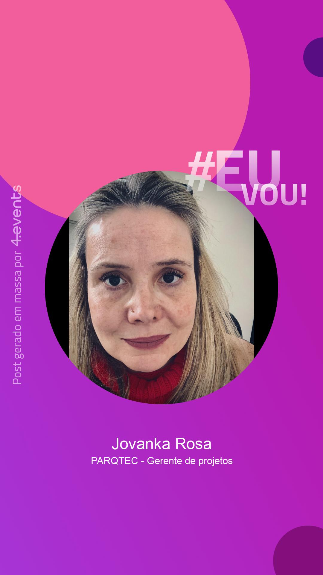 Palestrante - Jovanka Rosa