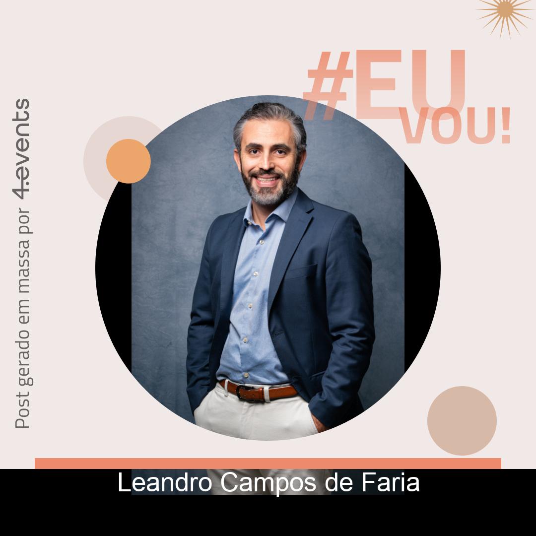 Palestrante - Leandro Campos de Faria