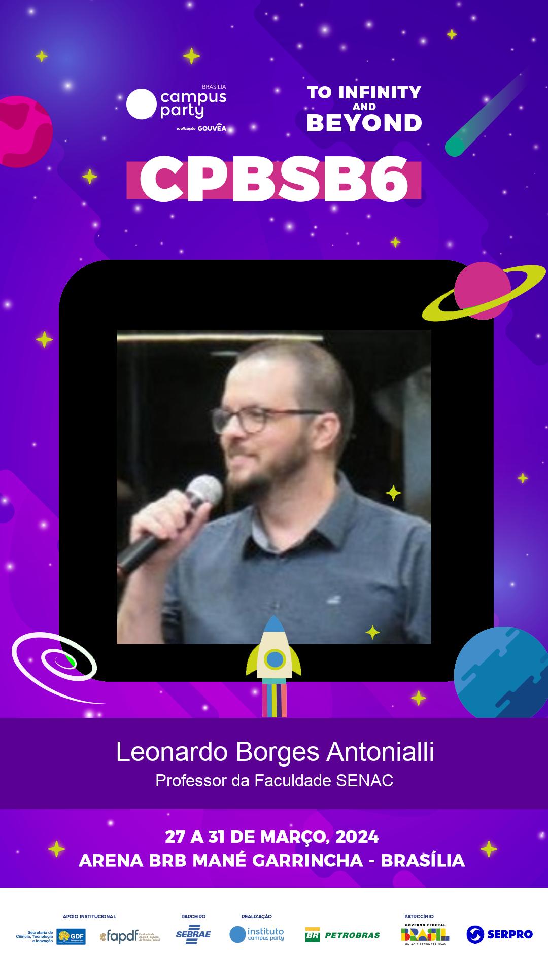 Palestrante - Leonardo Borges Antonialli