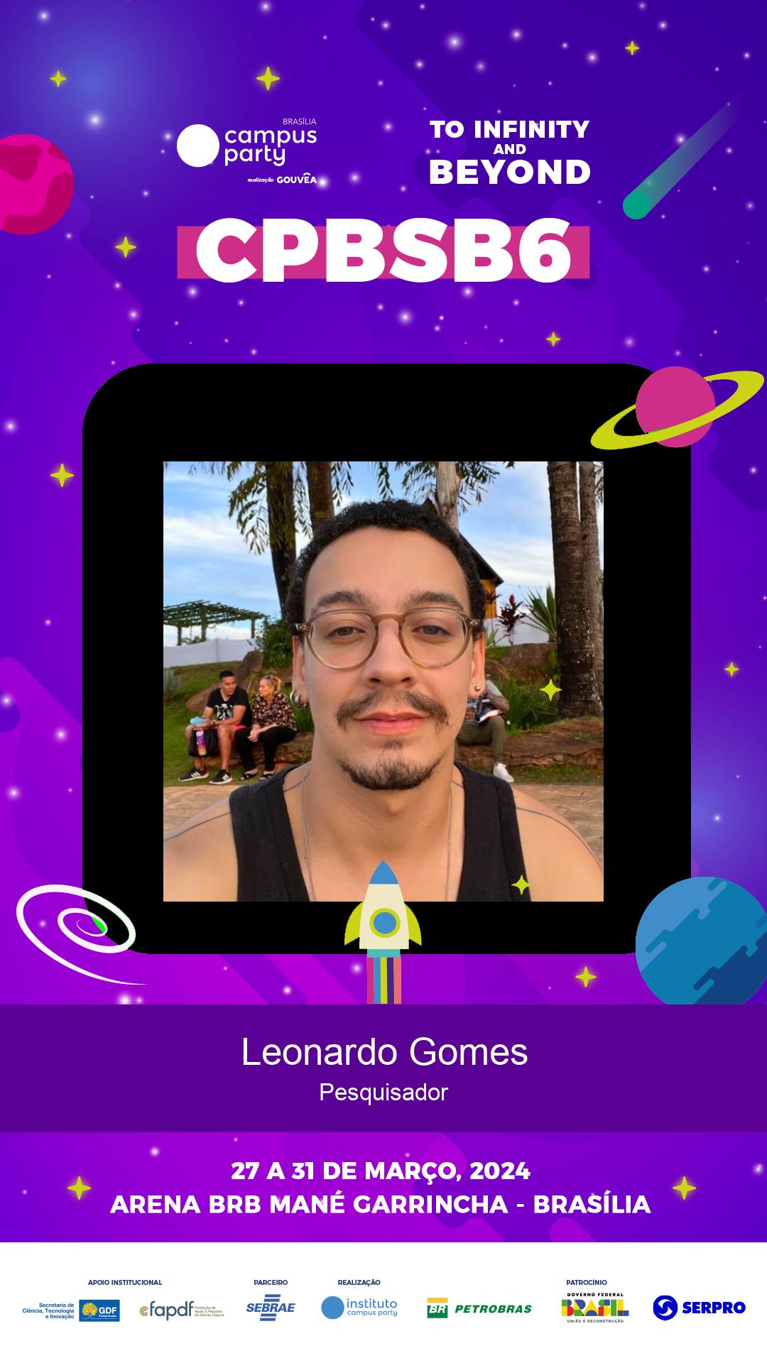 Palestrante - Leonardo Gomes