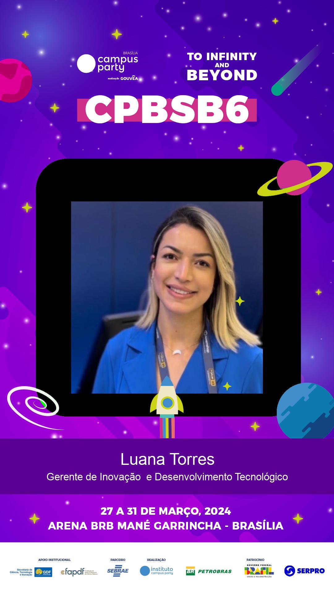 Palestrante - Luana Torres