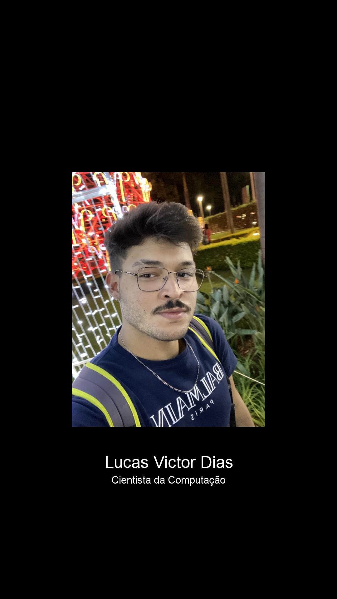 Palestrante - Lucas Victor Dias