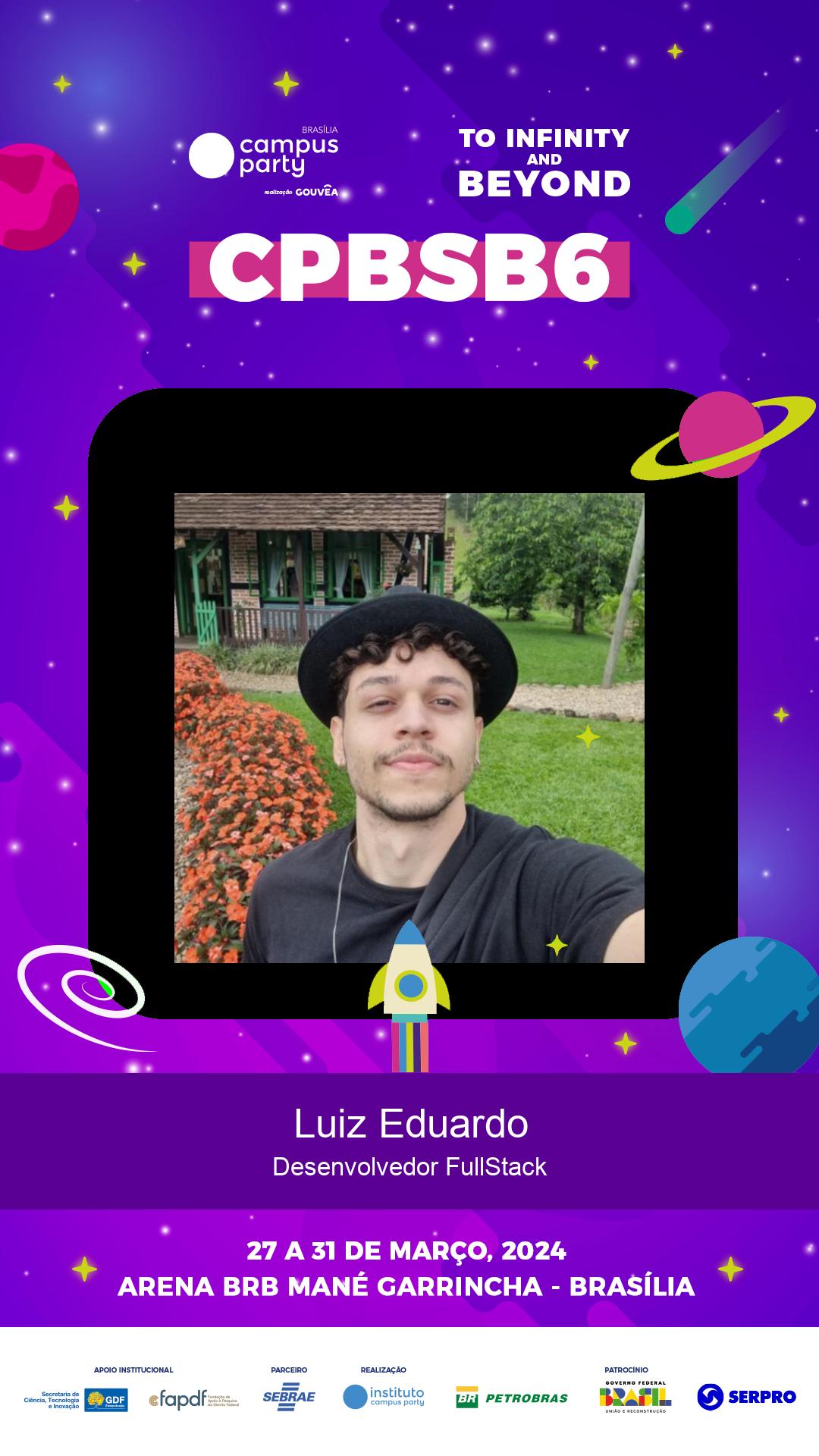 Palestrante - Luiz Eduardo