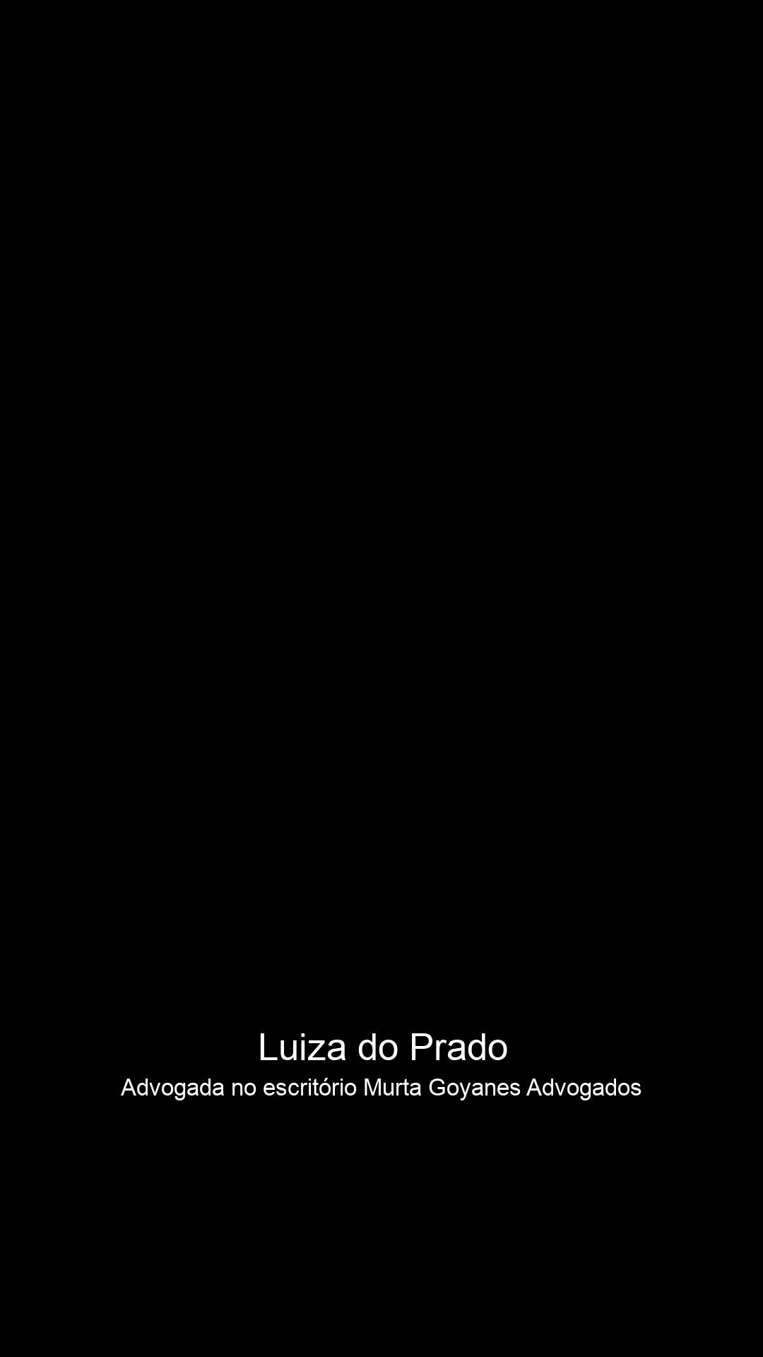 Palestrante - Luiza do Prado