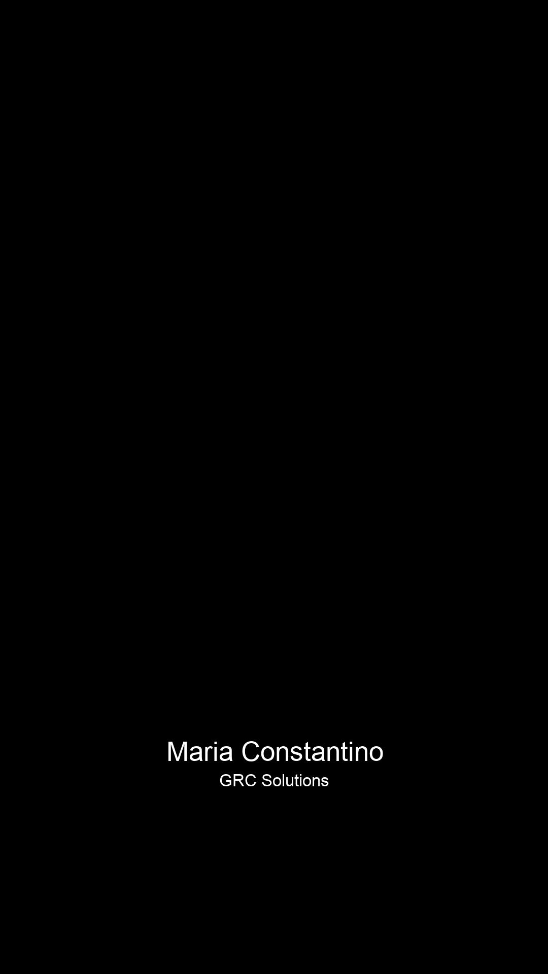 Palestrante - Maria Constantino