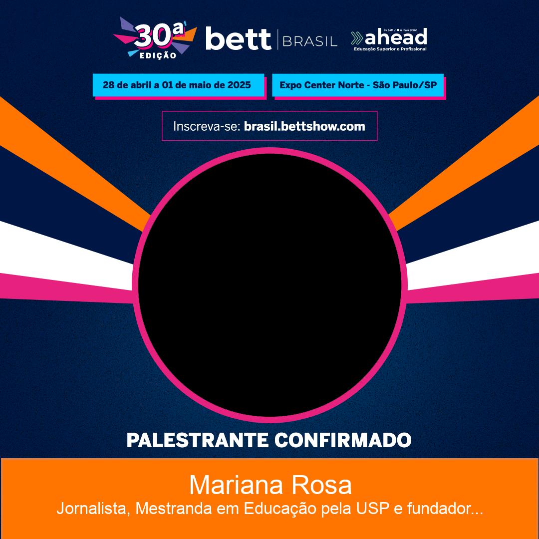 Palestrante - Mariana Rosa