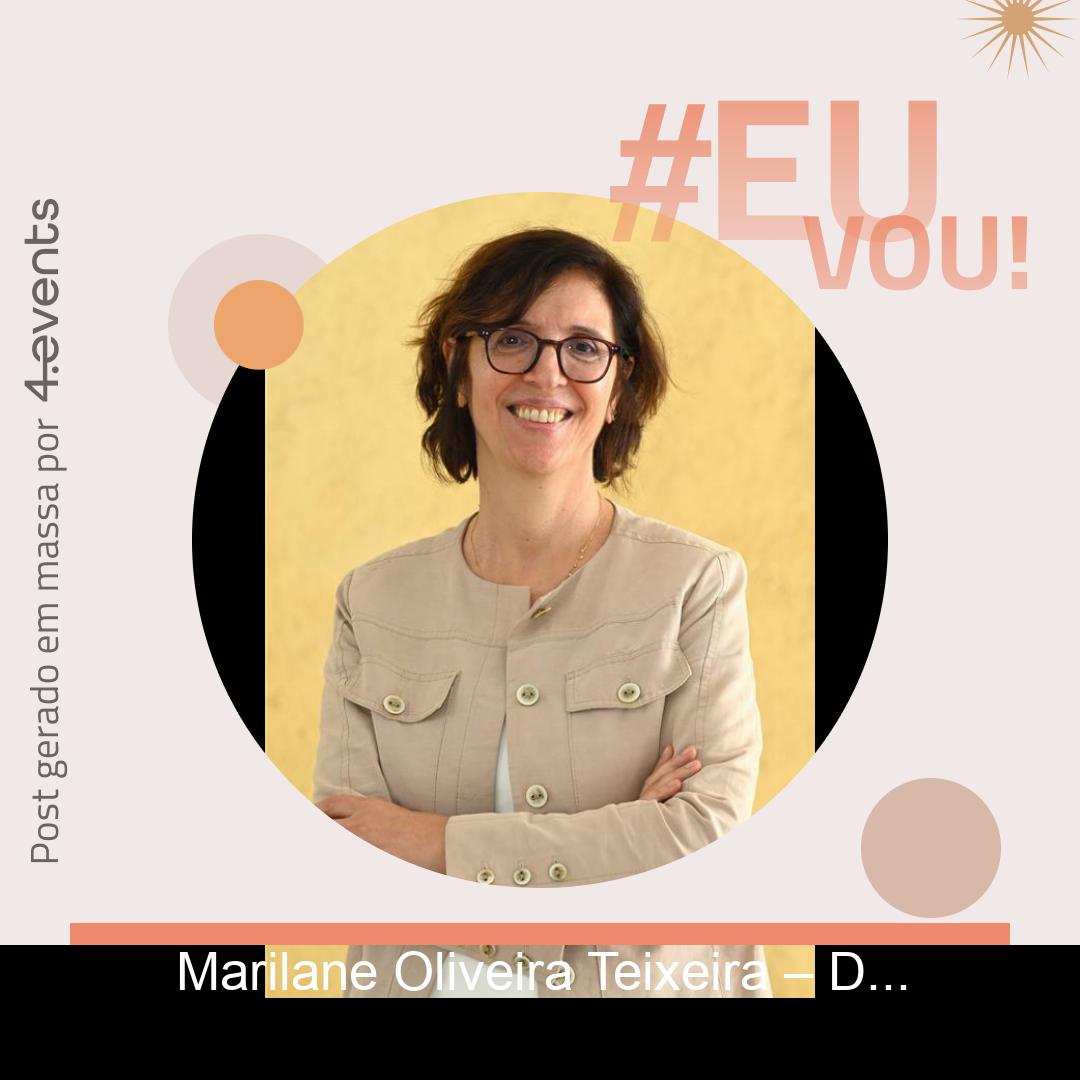 Palestrante - Marilane Oliveira Teixeira – Docente Unicamp-SP