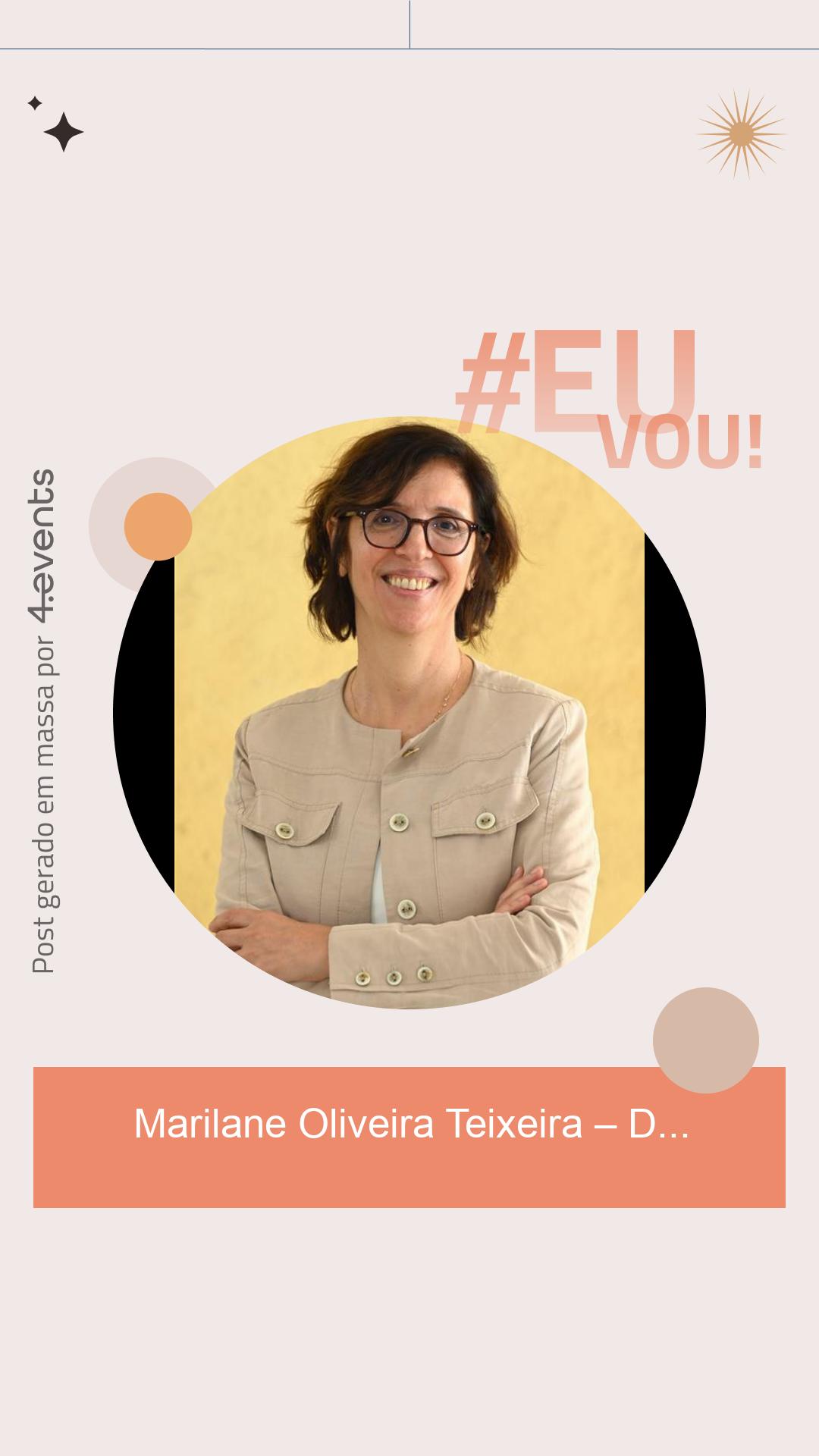 Palestrante - Marilane Oliveira Teixeira – Docente Unicamp-SP