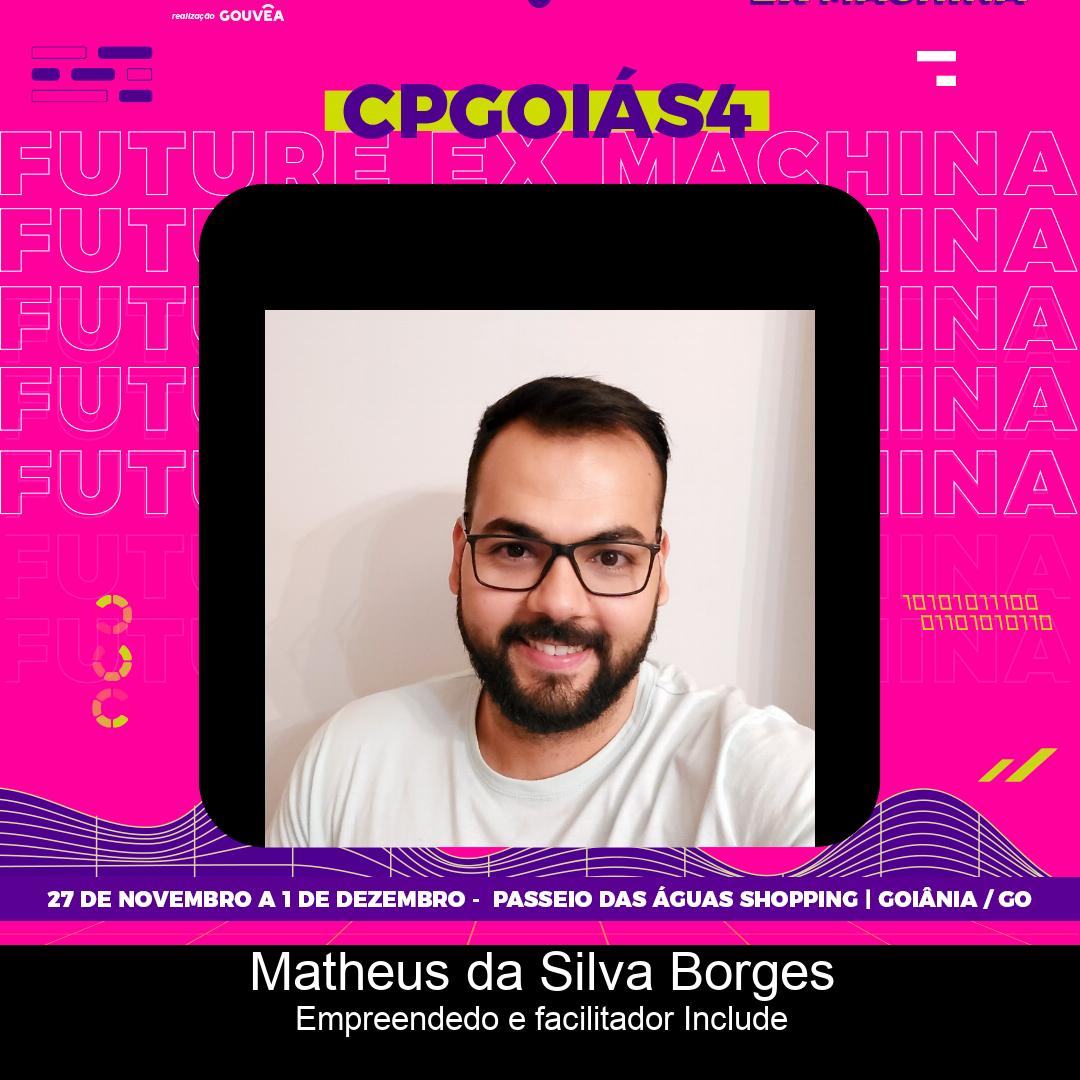 Palestrante - Matheus da Silva Borges