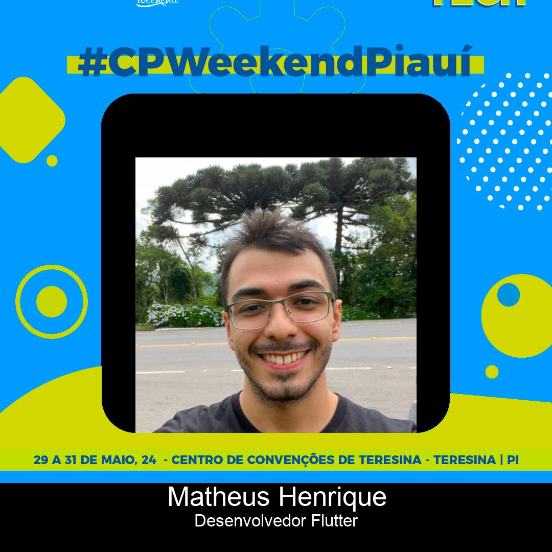 Palestrante - Matheus Henrique