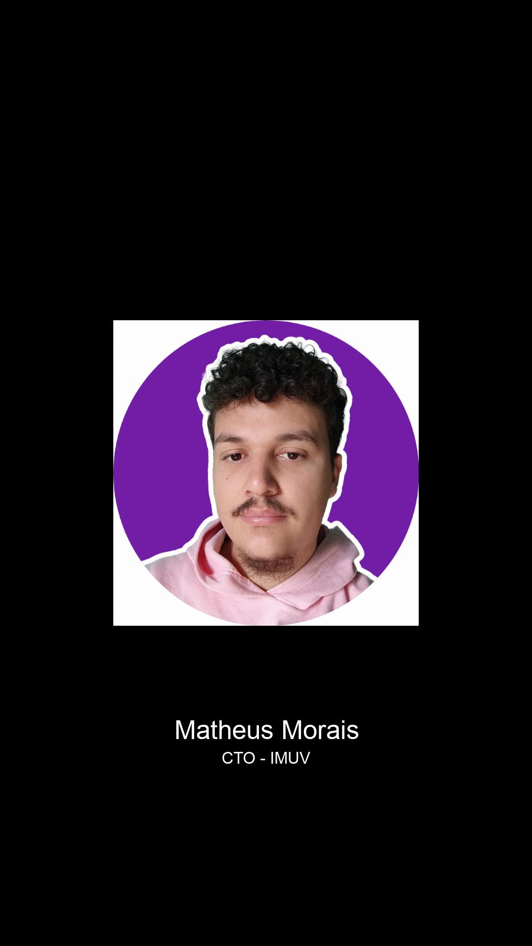 Palestrante - Matheus Morais