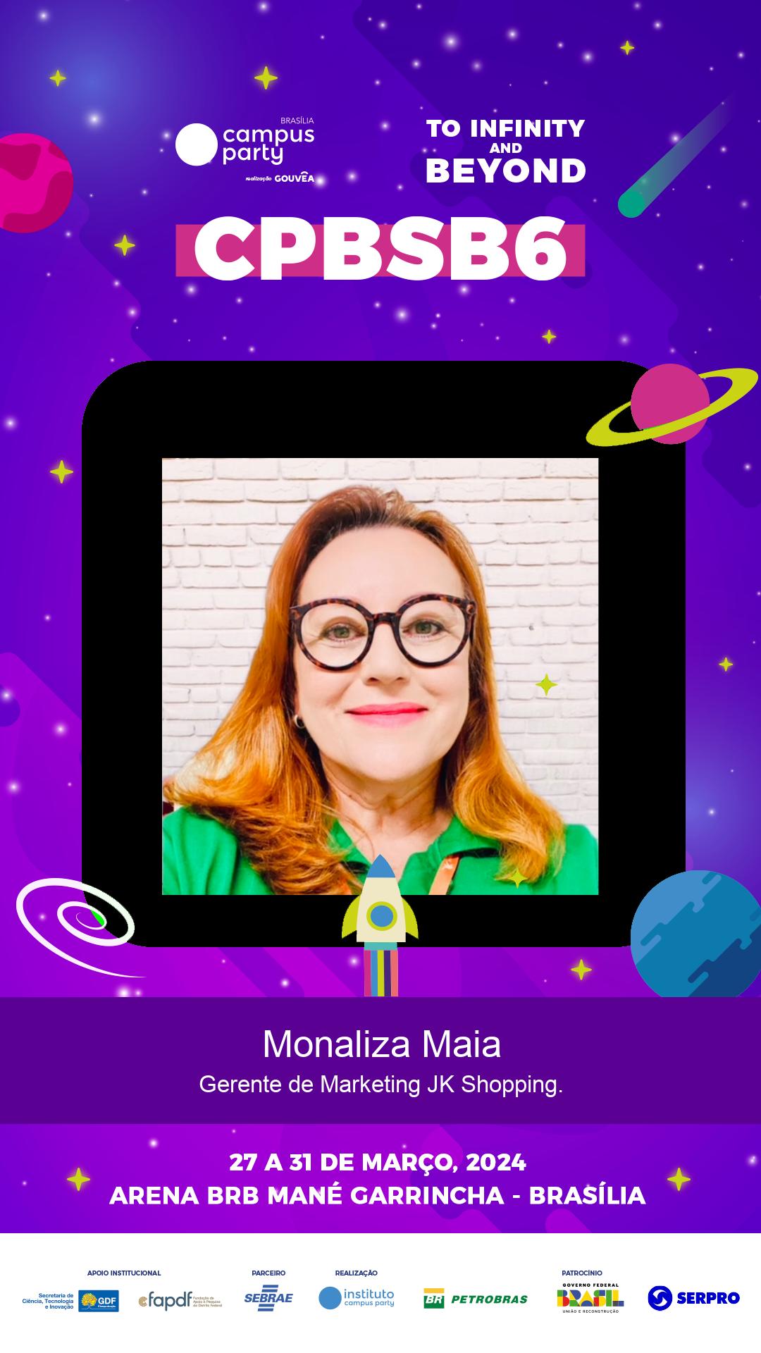 Palestrante - Monaliza Maia