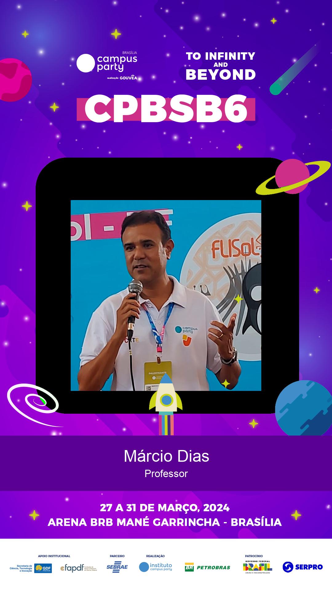 Palestrante - Márcio Dias