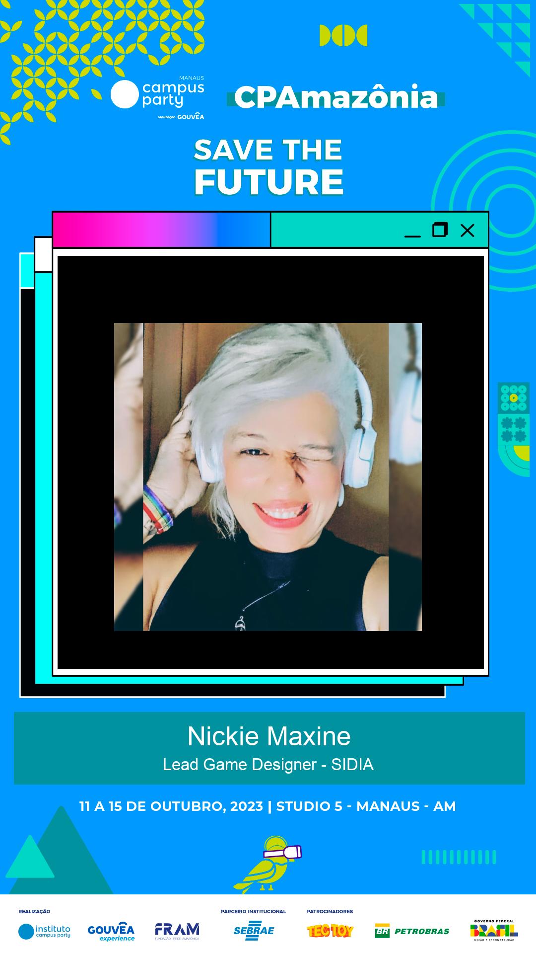 Palestrante - Nickie Maxine