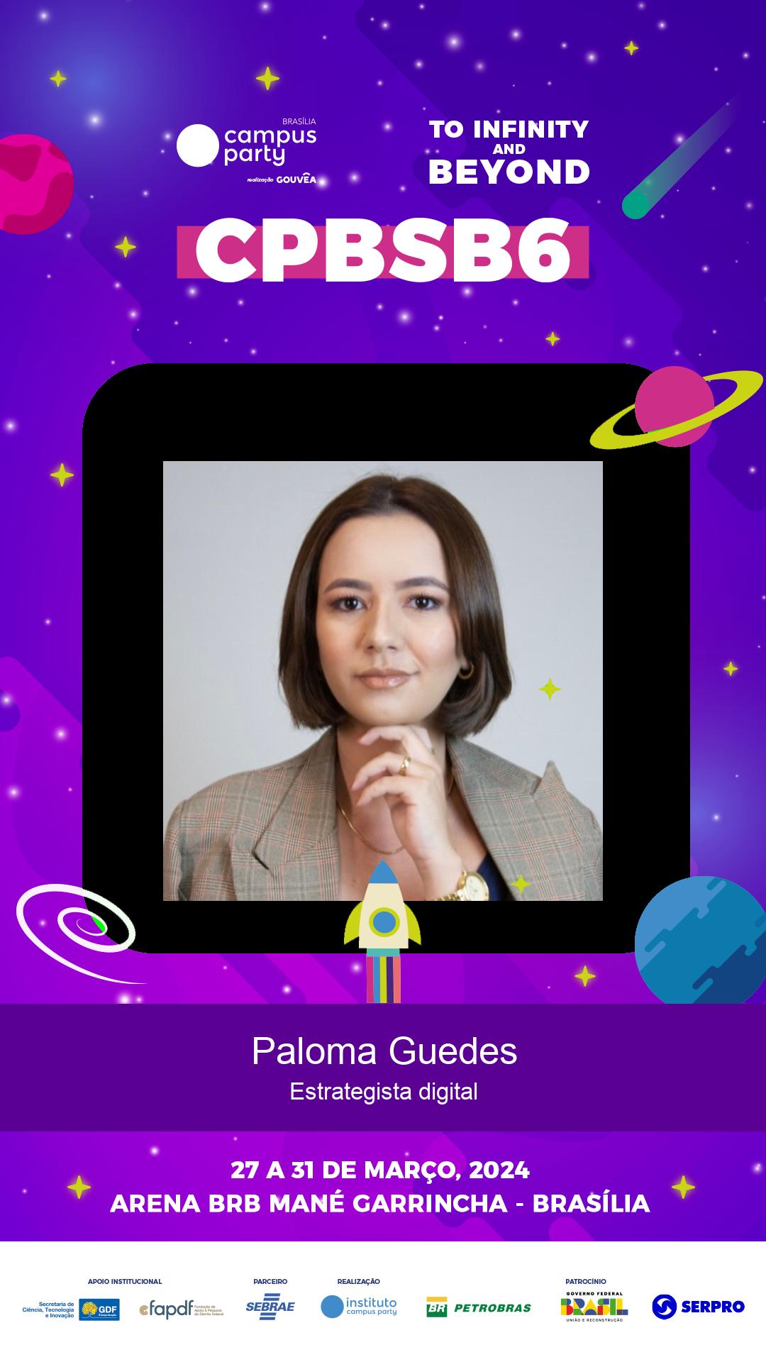 Palestrante - Paloma Guedes