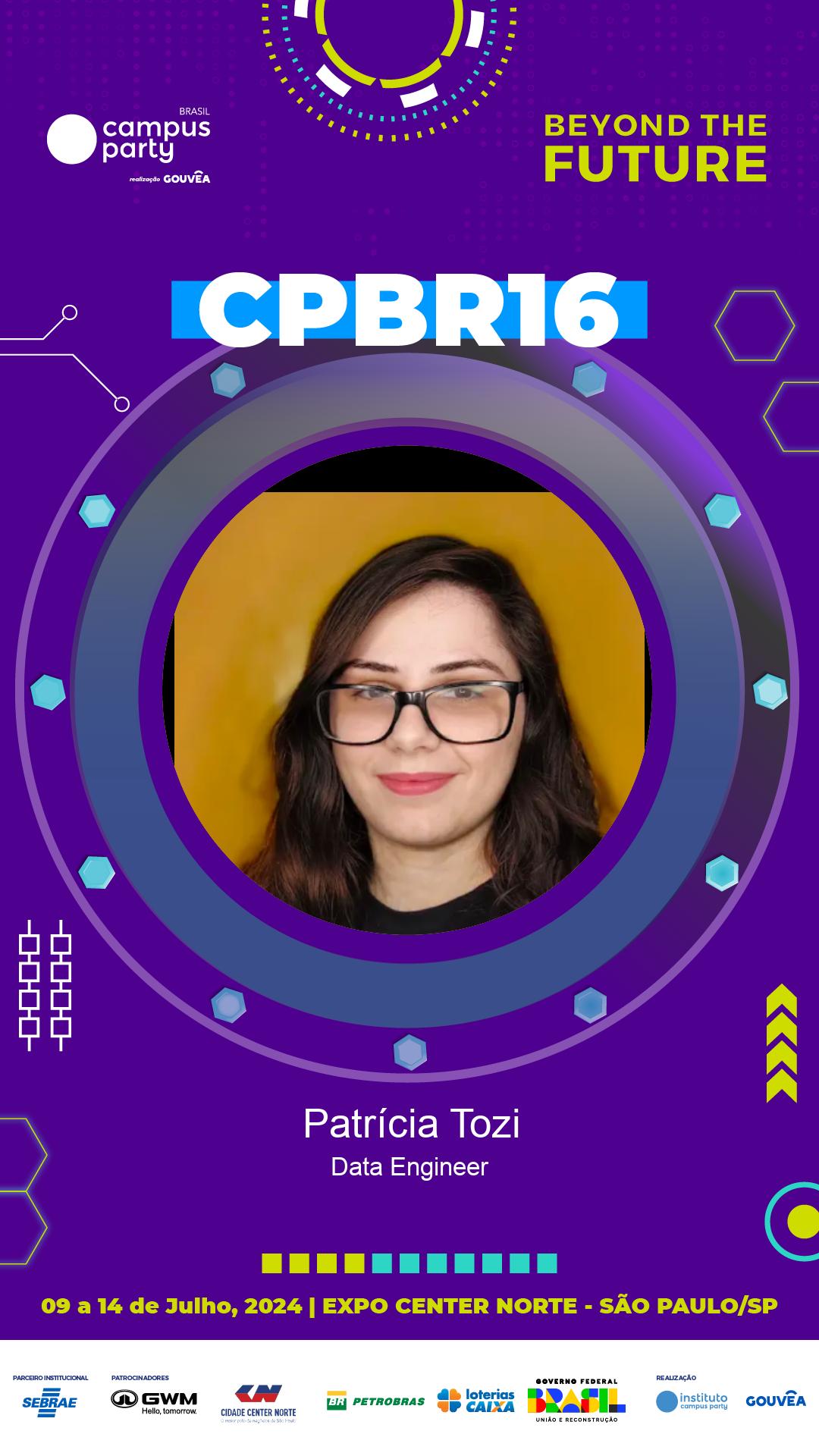 Palestrante - Patrícia Tozi