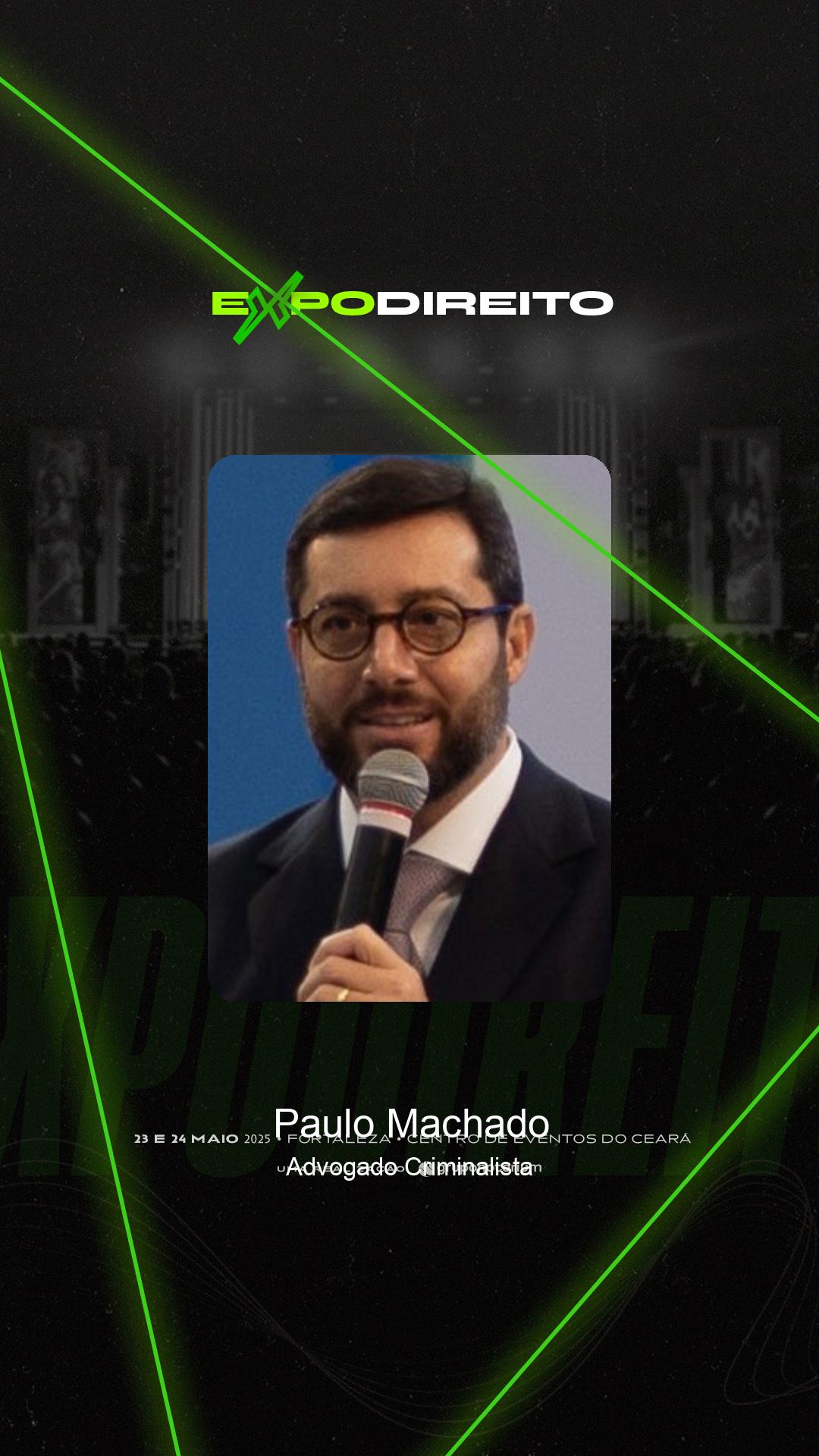 Palestrante - Paulo Machado