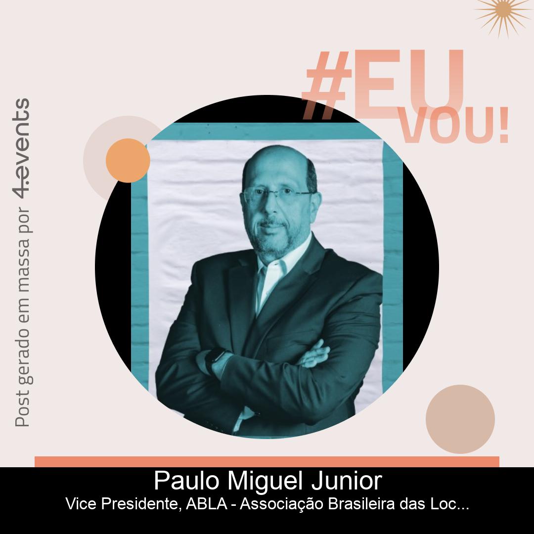 Palestrante - Paulo Miguel Junior