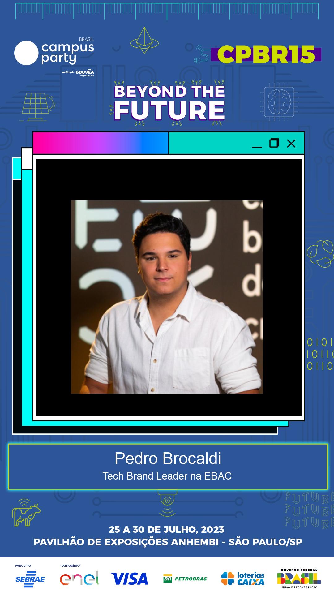 Palestrante - Pedro Brocaldi