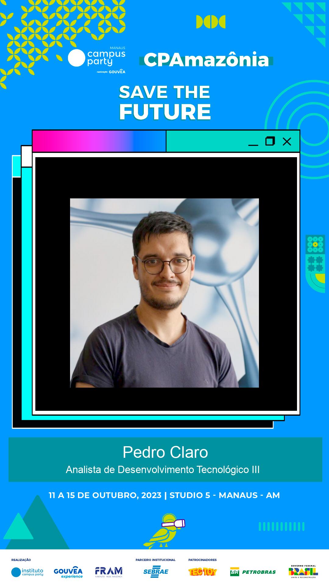 Palestrante - Pedro Claro