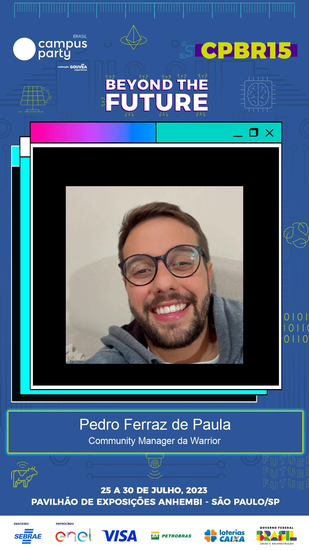 Palestrante - Pedro Ferraz de Paula