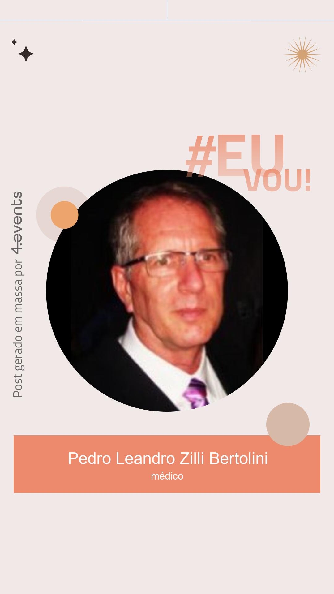Palestrante - Pedro Leandro Zilli Bertolini