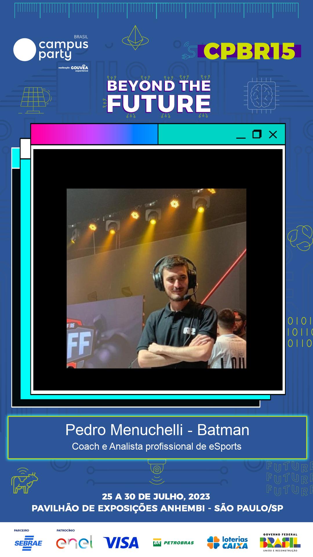 Palestrante - Pedro Menuchelli - Batman