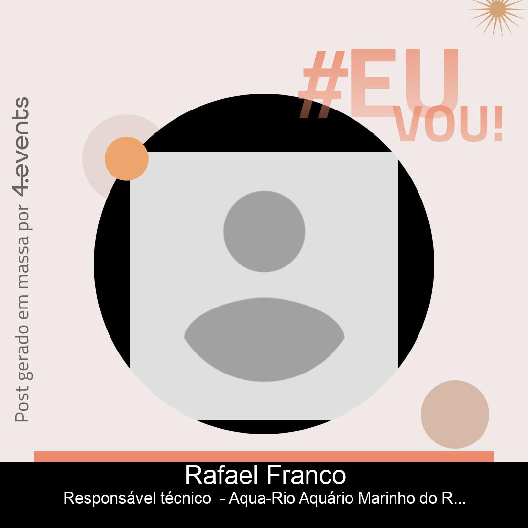 Palestrante - Rafael Franco