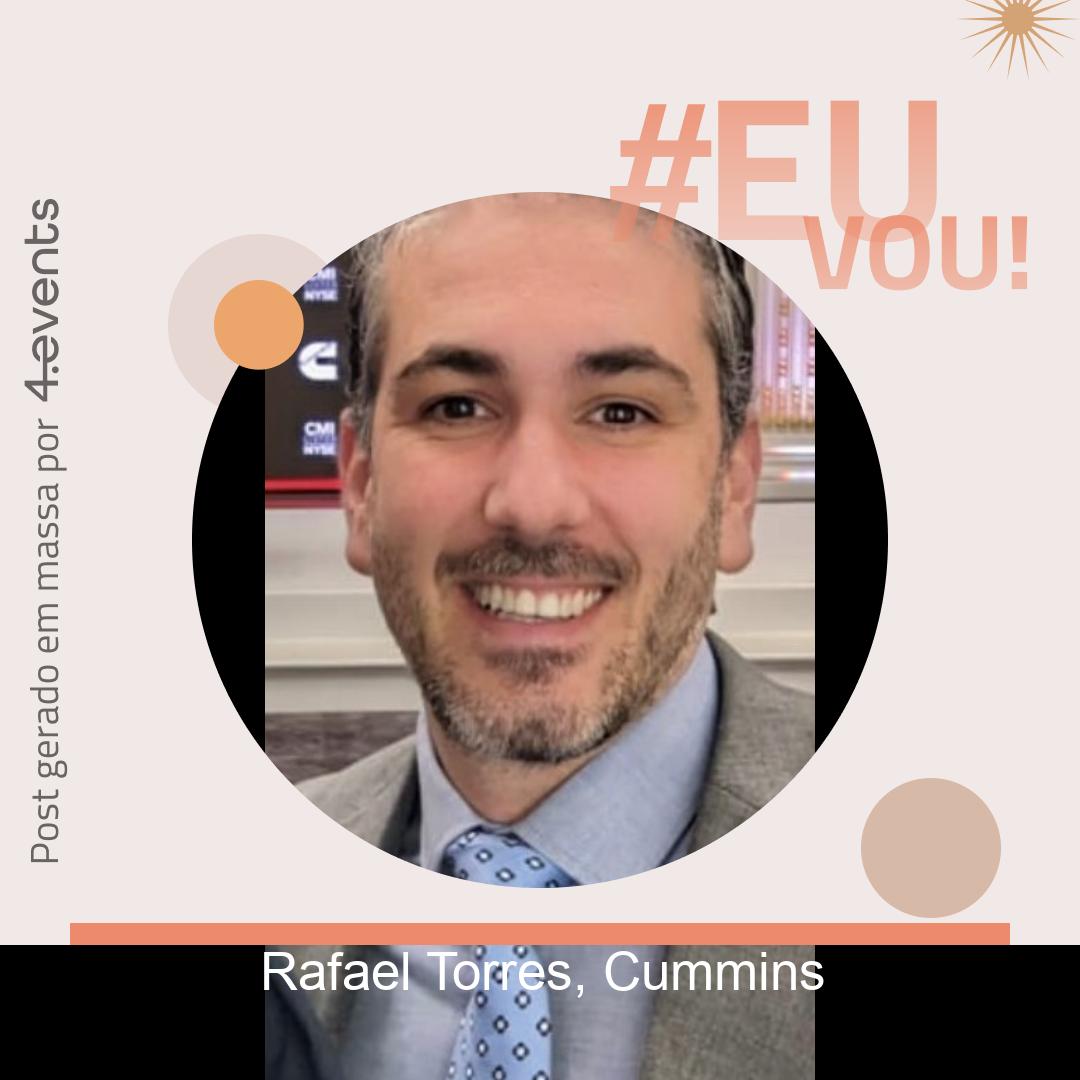 Palestrante - Rafael Torres, Cummins
