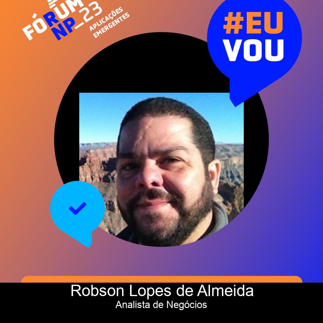 Palestrante - Robson Lopes de Almeida