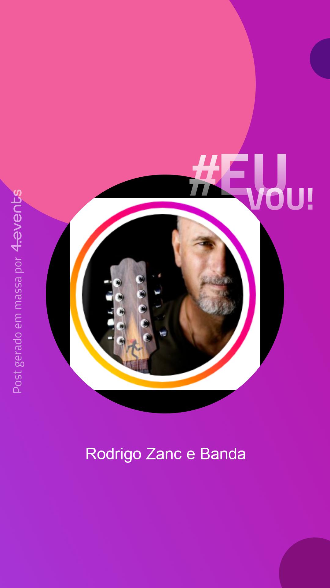 Palestrante - Rodrigo Zanc e Banda