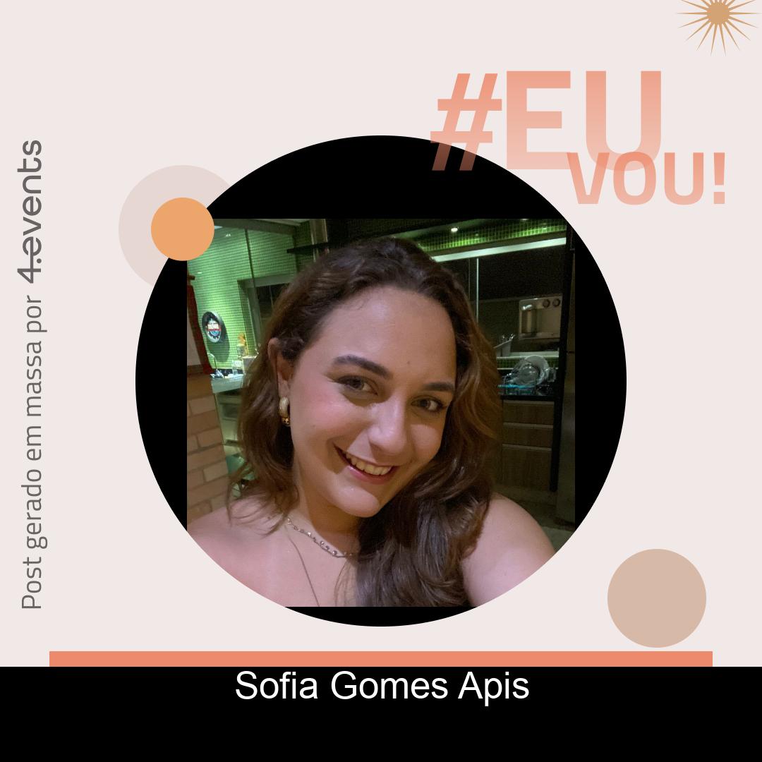 Palestrante - Sofia Gomes Apis