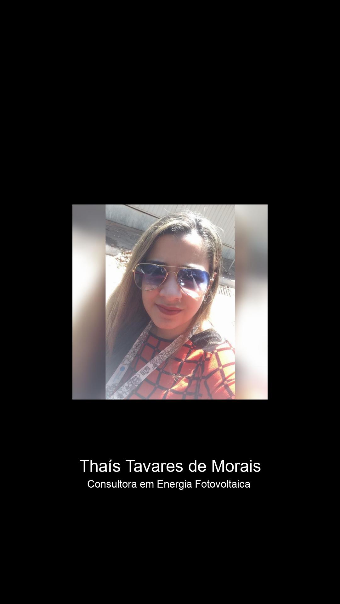 Palestrante - Thaís Tavares de Morais