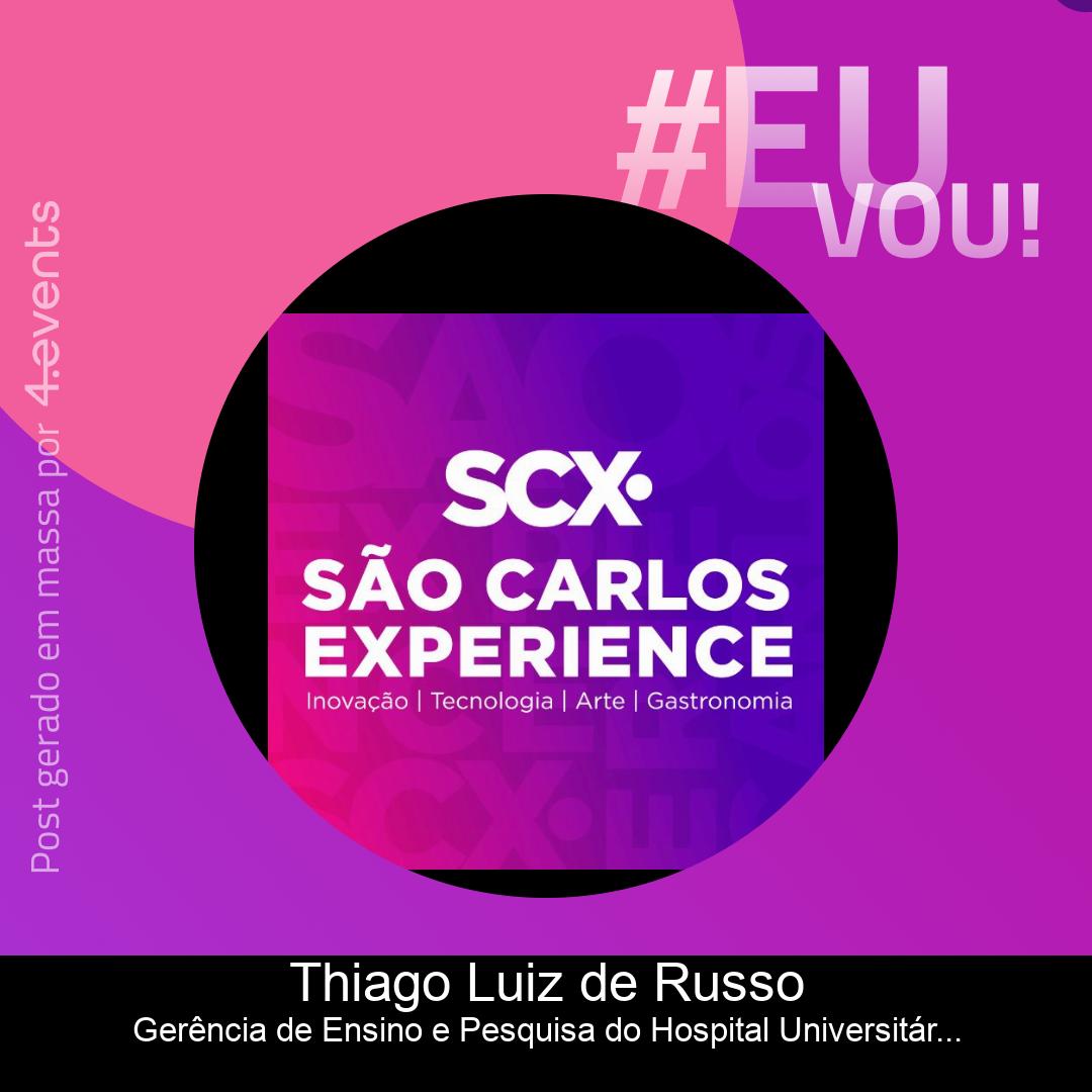 Palestrante - Thiago Luiz de Russo