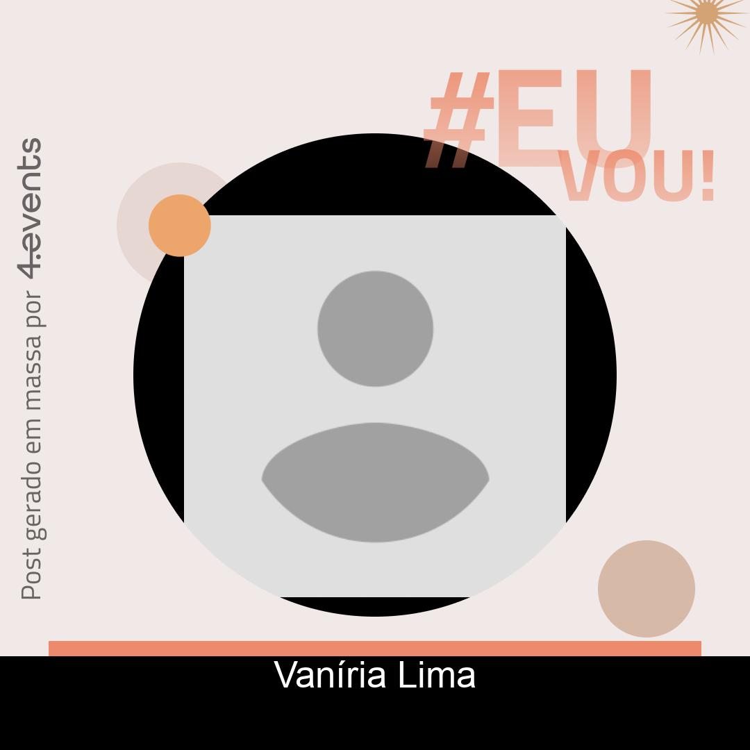 Palestrante - Vaníria Lima