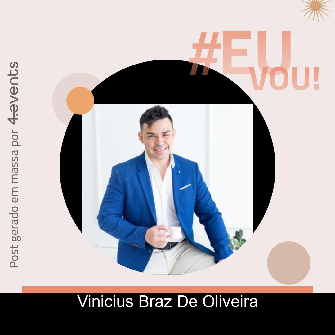 Palestrante - Vinicius Braz De Oliveira