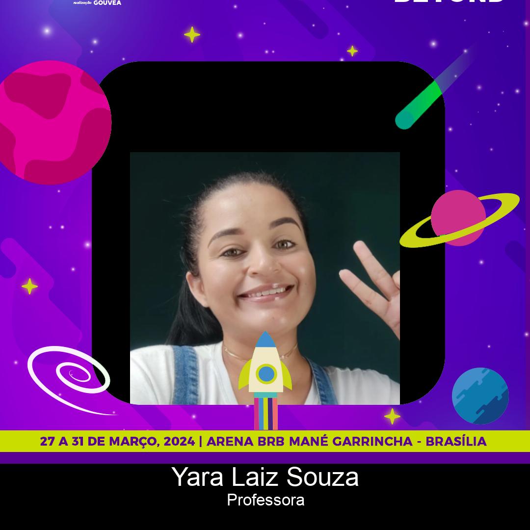 Palestrante - Yara Laiz Souza