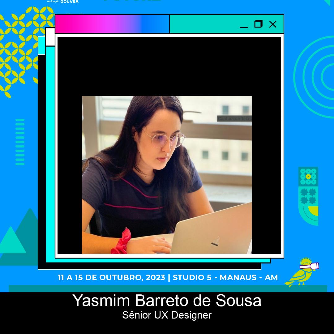 Palestrante - Yasmim Barreto de Sousa